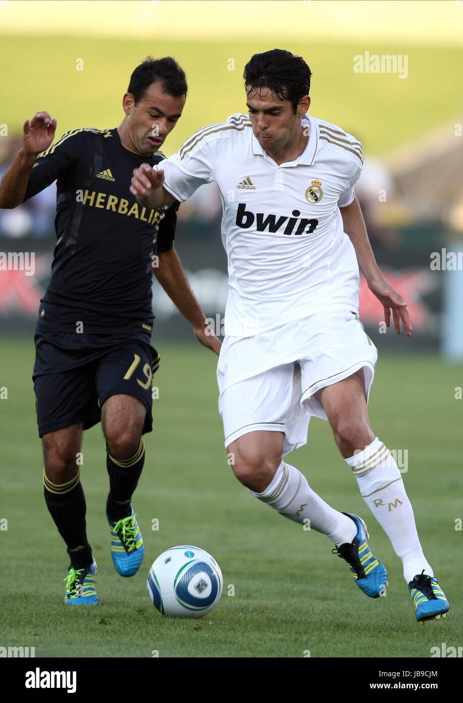 JUNINHO KAKA LA GALAXY V REAL MADRID DOWNTOWN LOS ANGELES CALIFORNIA ...