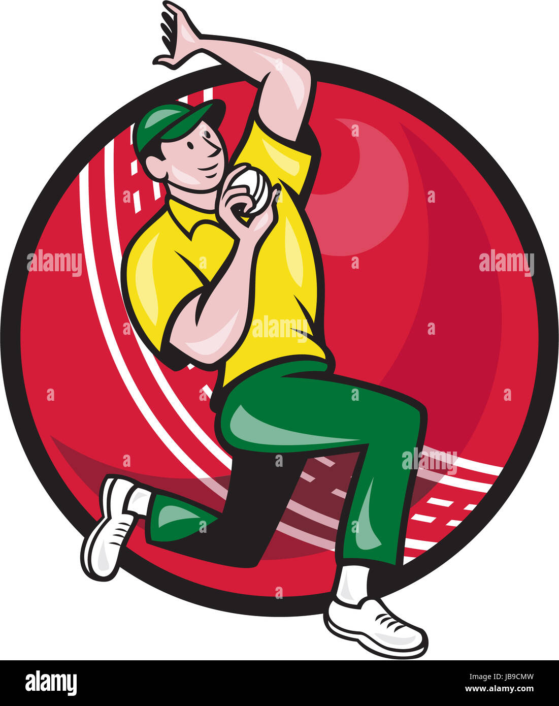 Bowling cartoon bowling ball man hi-res stock photography and images ...