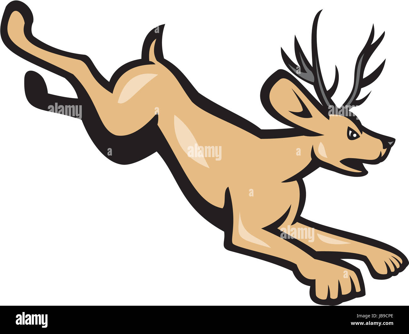 Illustration of a jackalope, a mythical animal of North American ...