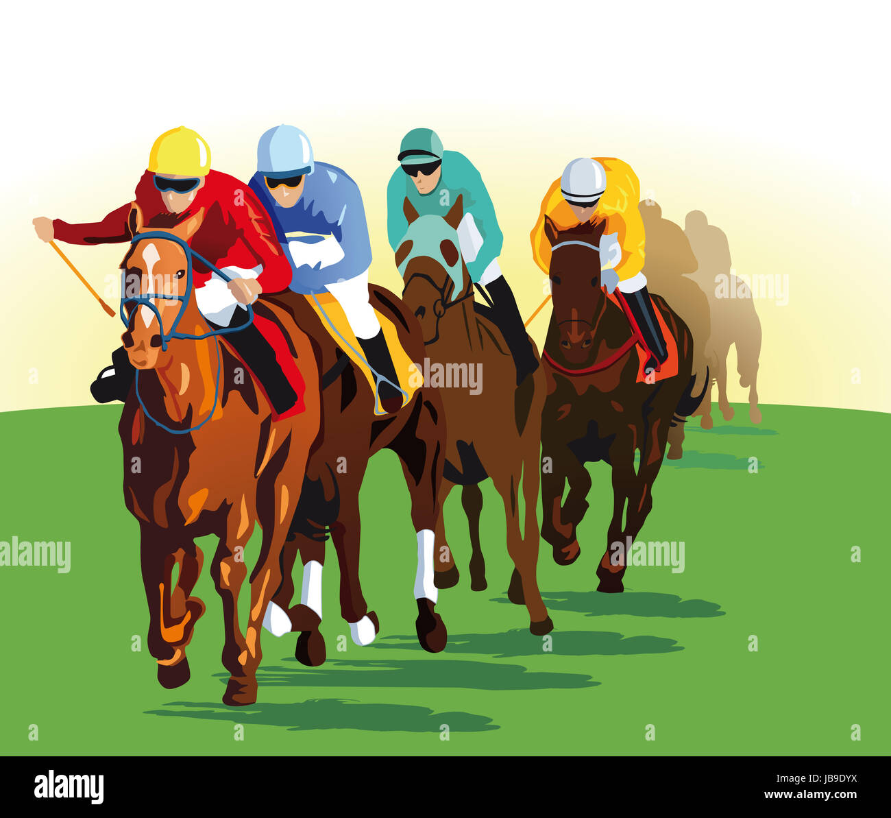 gallop horse racing Stock Photo - Alamy