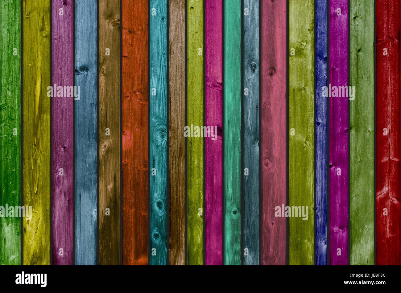 colorful background from wooden plates Stock Photo - Alamy