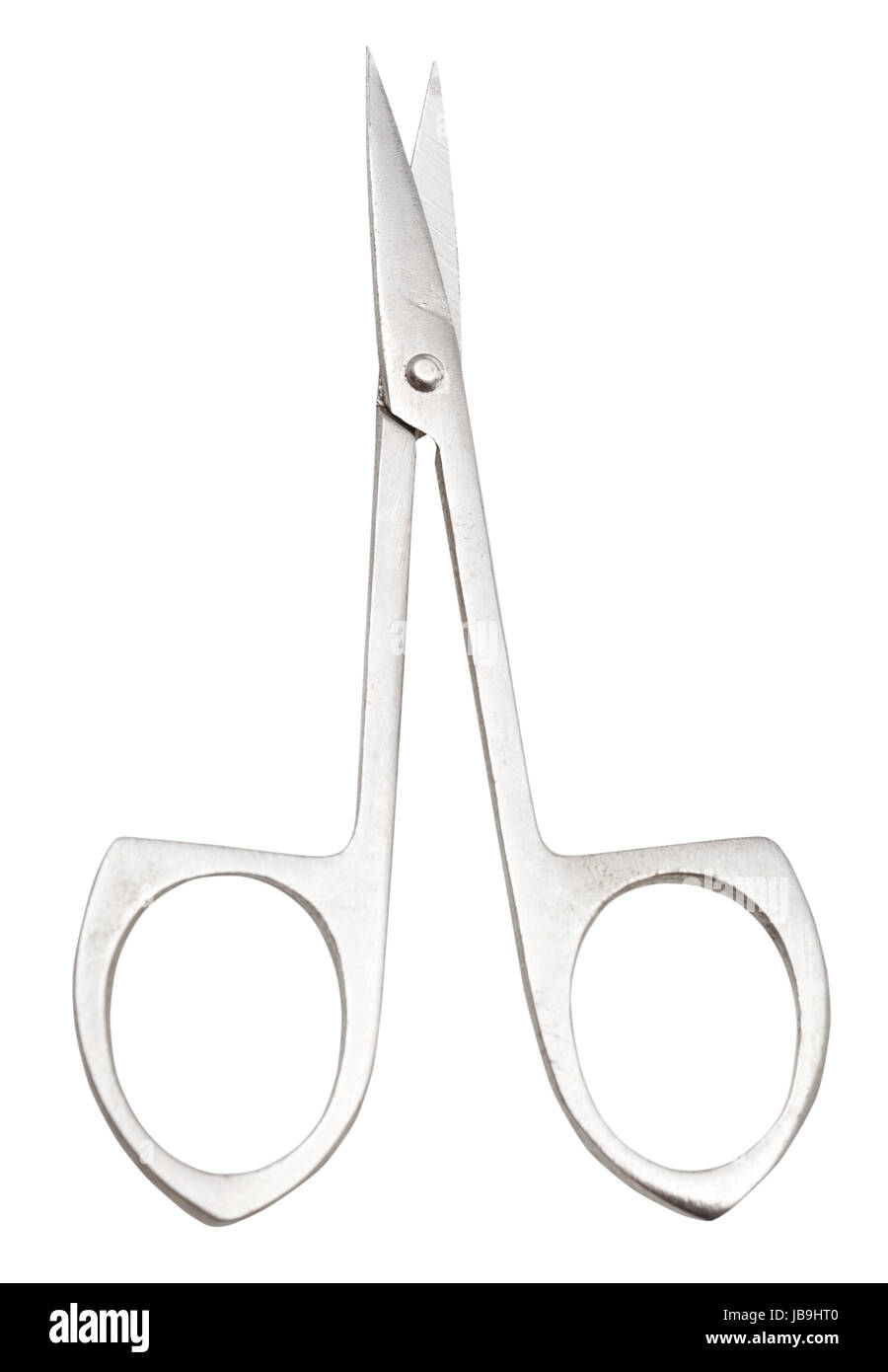little scissors isolated on white background Stock Photo - Alamy