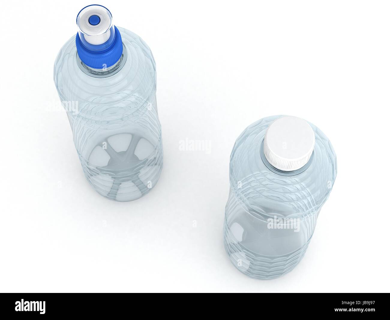 Empty disposable water bottles on Cut Out Stock Images & Pictures - Alamy