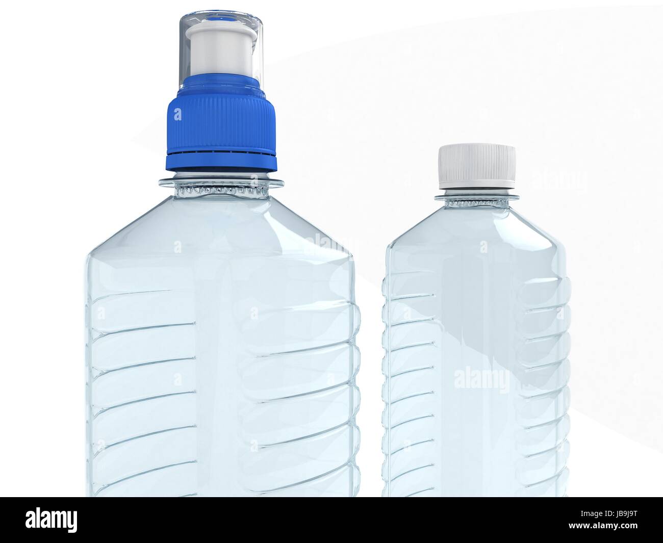 Empty bottles isolated on white background Stock Photo - Alamy
