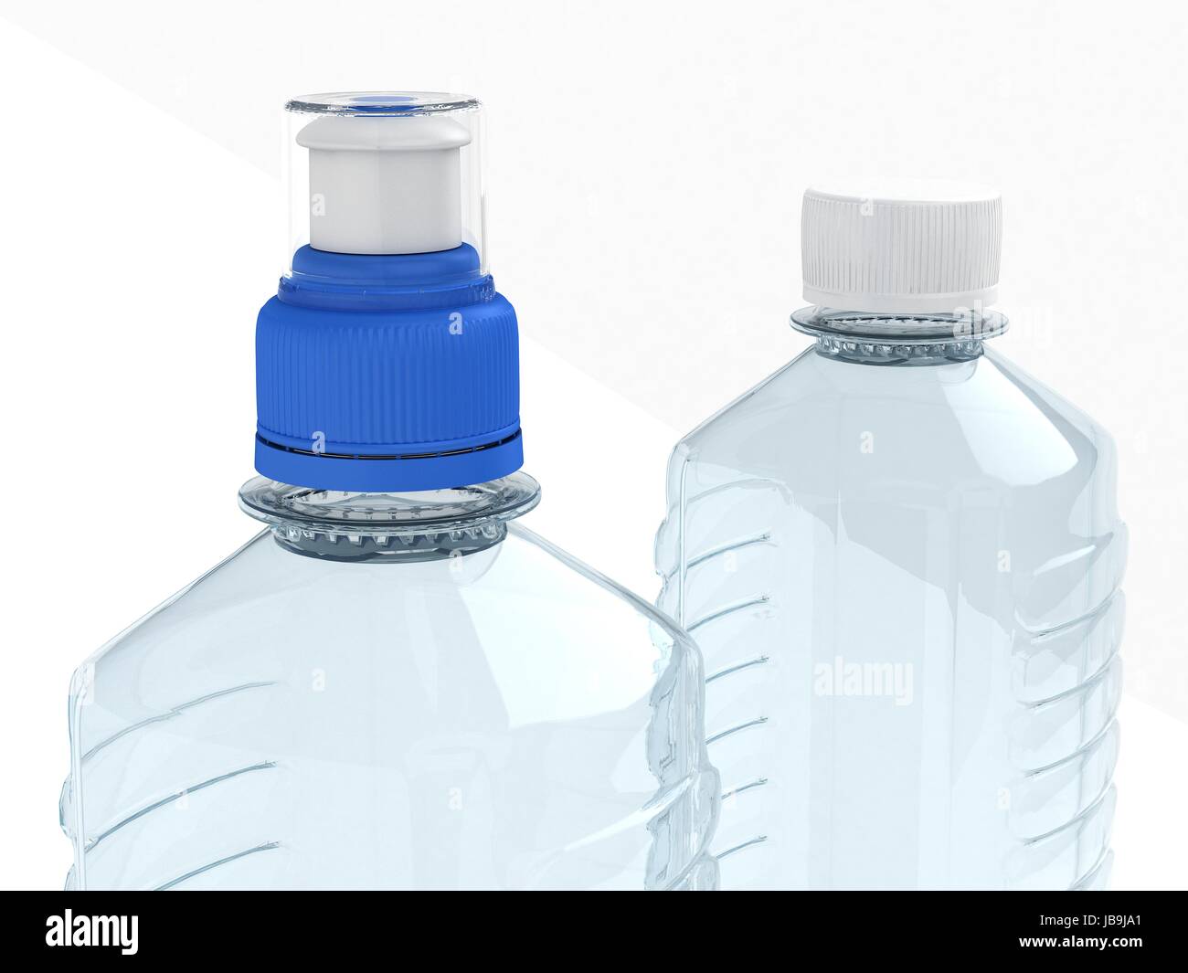 Empty bottles isolated on white background Stock Photo - Alamy