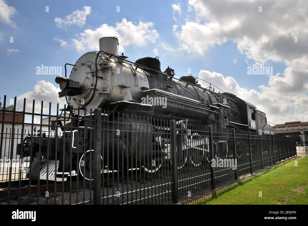 old steam locomotive in houston Stock Photo - Alamy