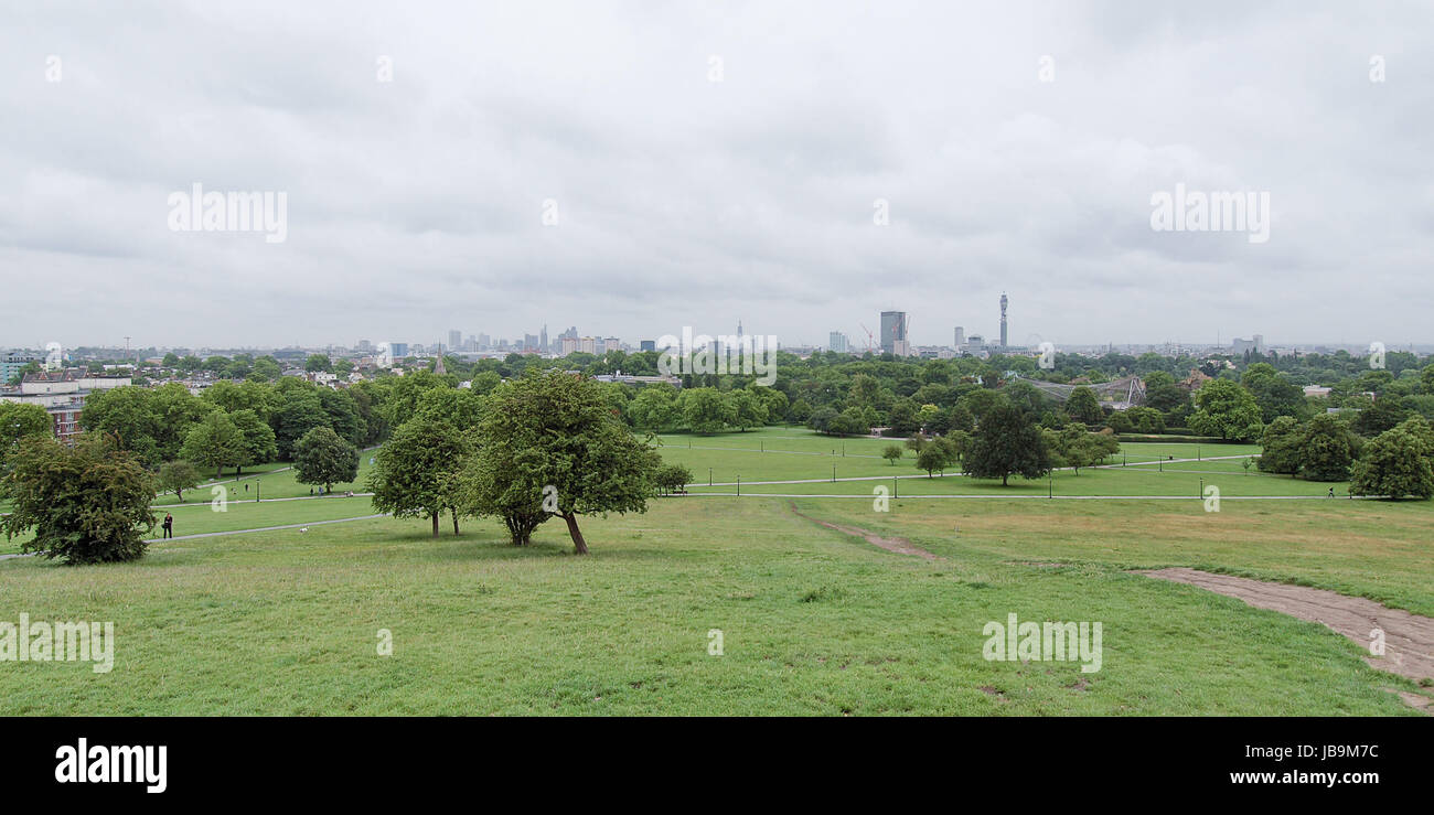 Primrose Hill park in London England UK Stock Photo - Alamy