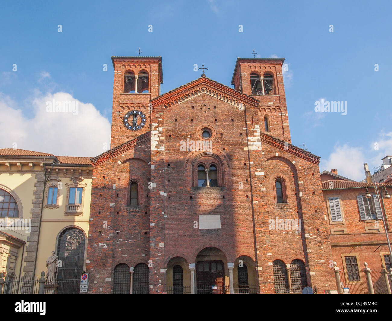 The San Sepolcro church in Milan Italy Stock Photo - Alamy