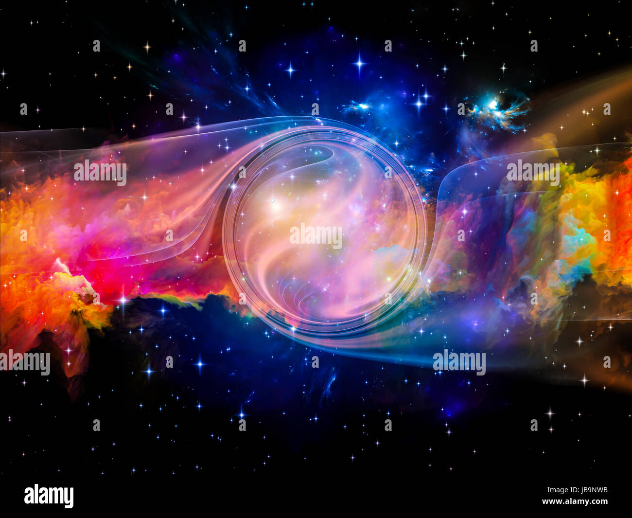 Space Vortex series. Backdrop design of translucent vortex, fractal ...