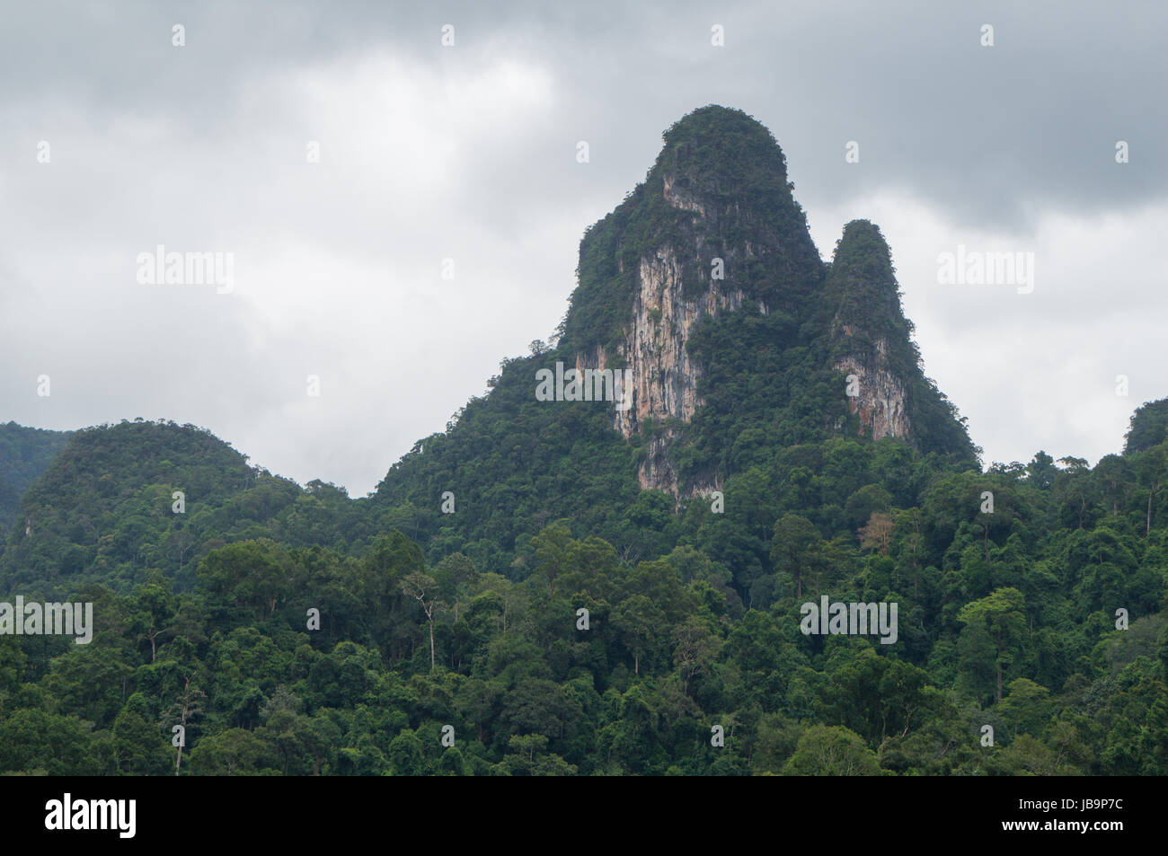 Massive limestone cliff inside Khao Sok National Park Stock Photo - Alamy