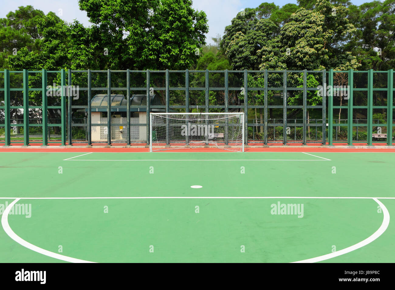 Football court outdoor Stock Photo - Alamy
