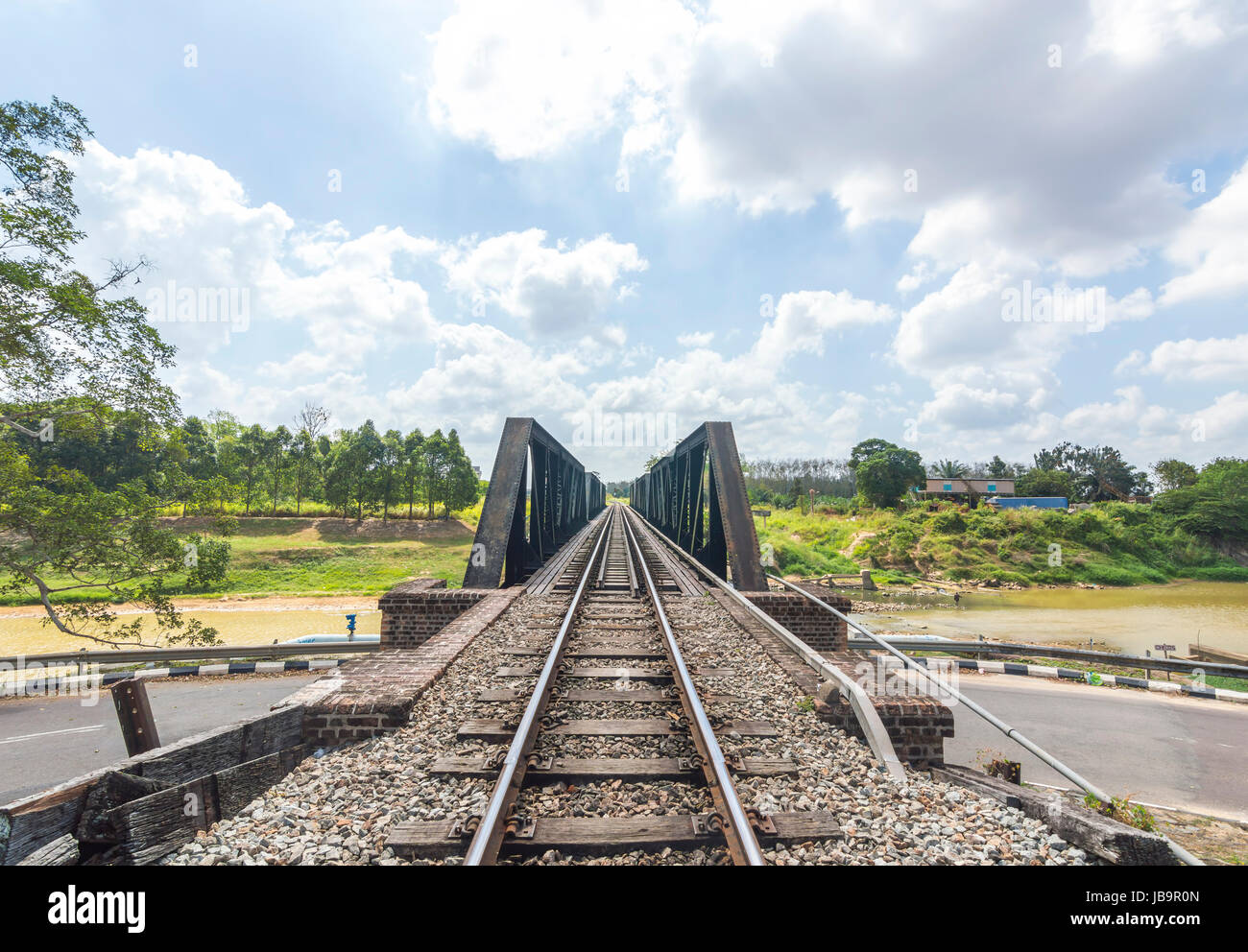 Old railway bridge Stock Photo - Alamy