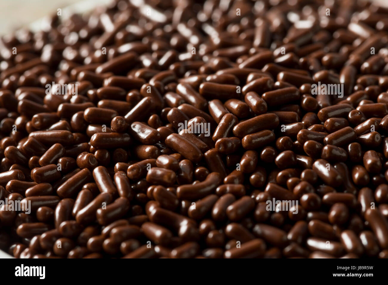 Sweet Sugary Chocolate Sprinkles in a Bowl Stock Photo - Alamy