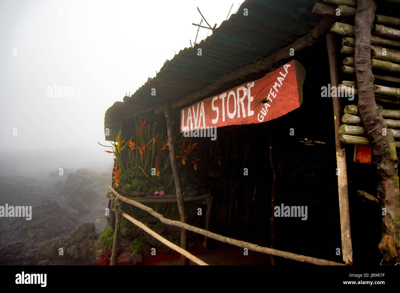 The lava store of the Pacaya volcano in Guatemala Stock Photo - Alamy