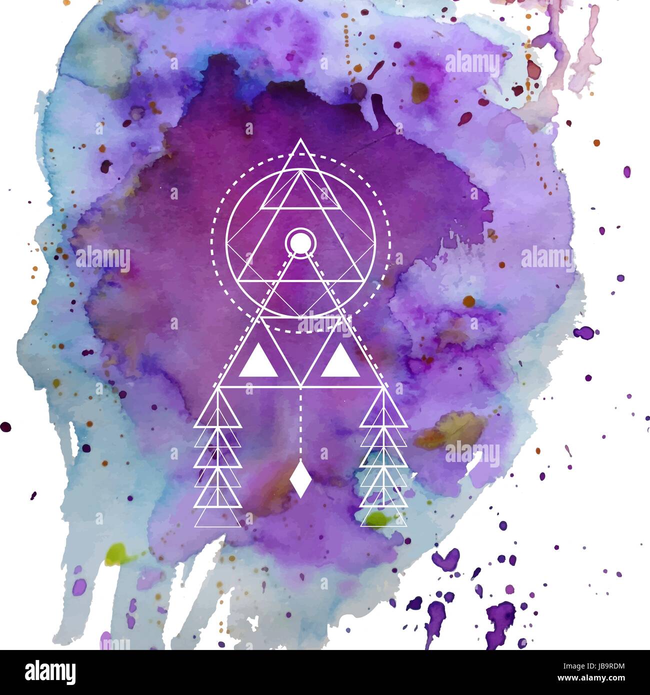 Sacred geometry forms. Magical totem. Alchemy, religion, philosophy ...