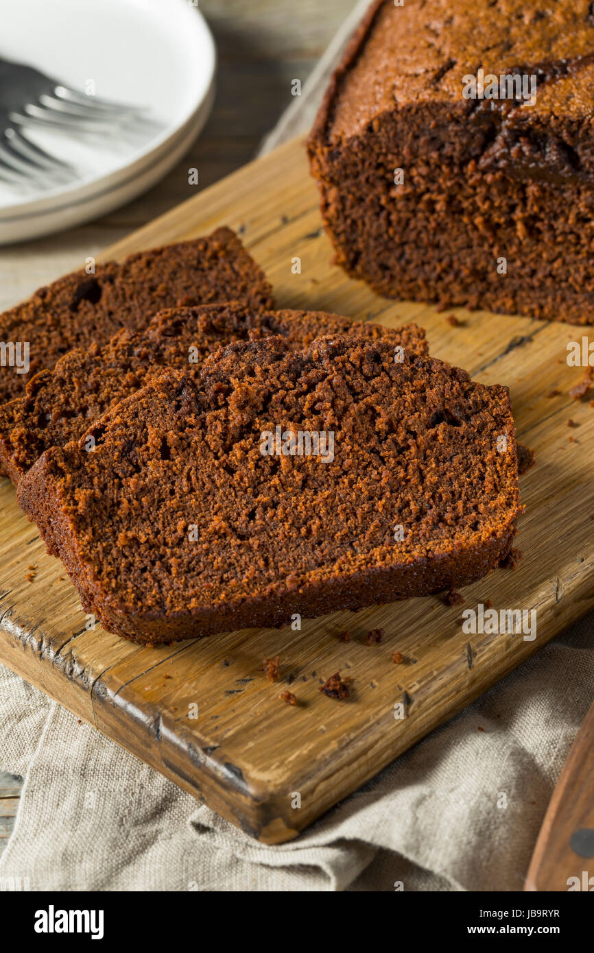Sweet Homemade Chocolate Loaf Cake Cut in Slices Stock Photo - Alamy
