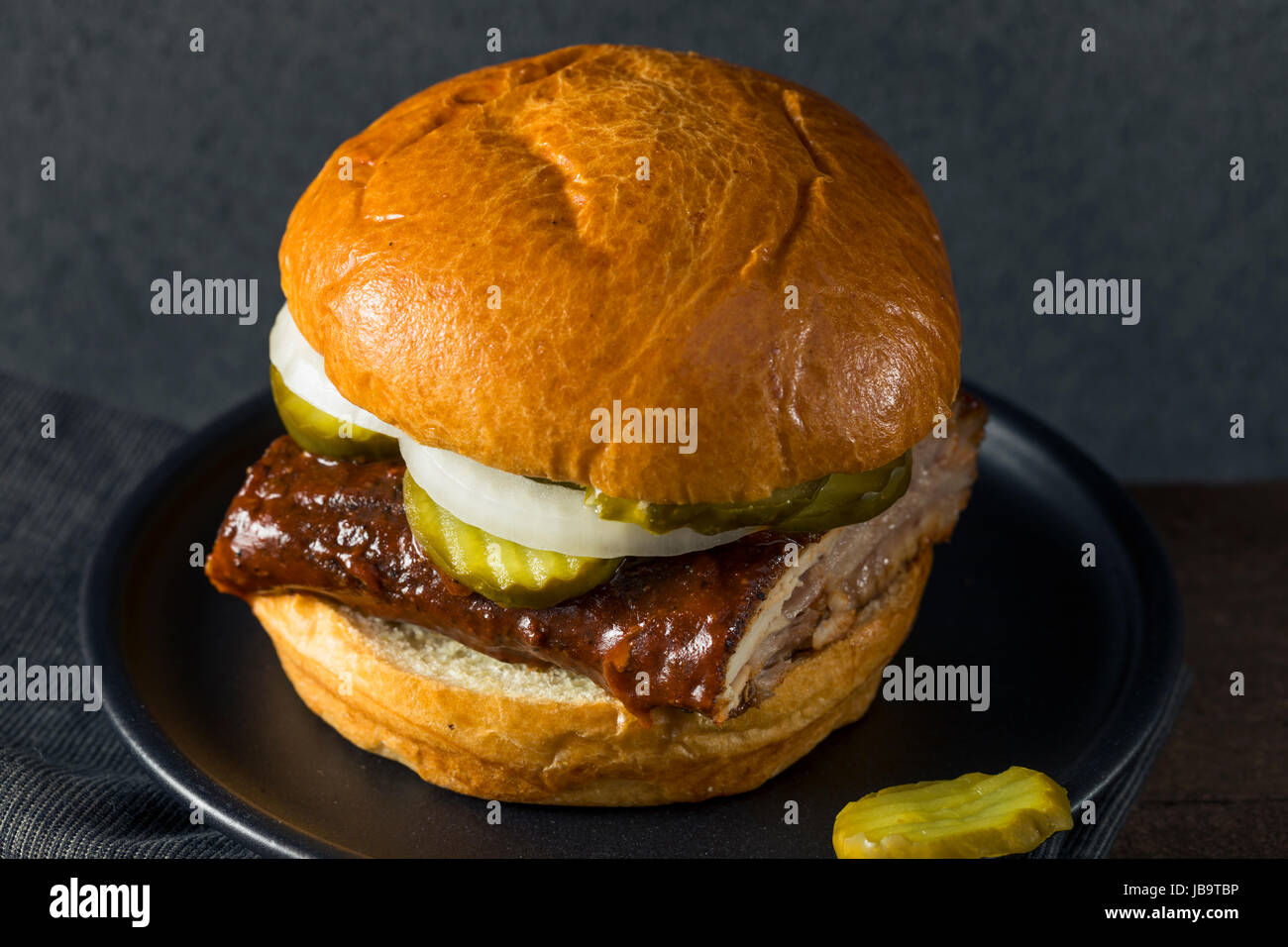 Bbq Pork Rib Sandwich High Resolution Stock Photography and Images - Alamy