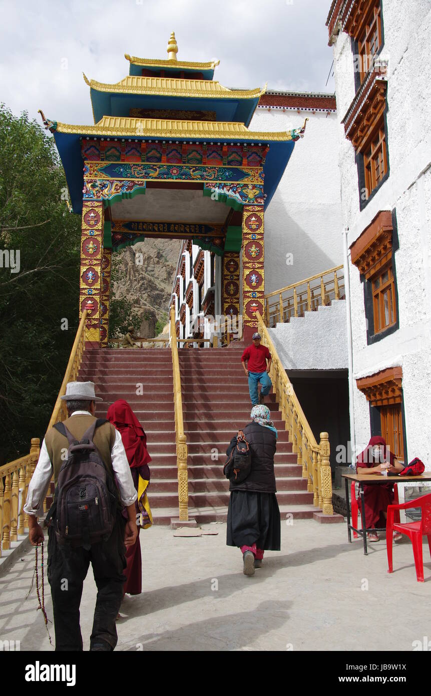 Entry of the Hemis Festival in the Hemis monastery in Ladakh, India ...