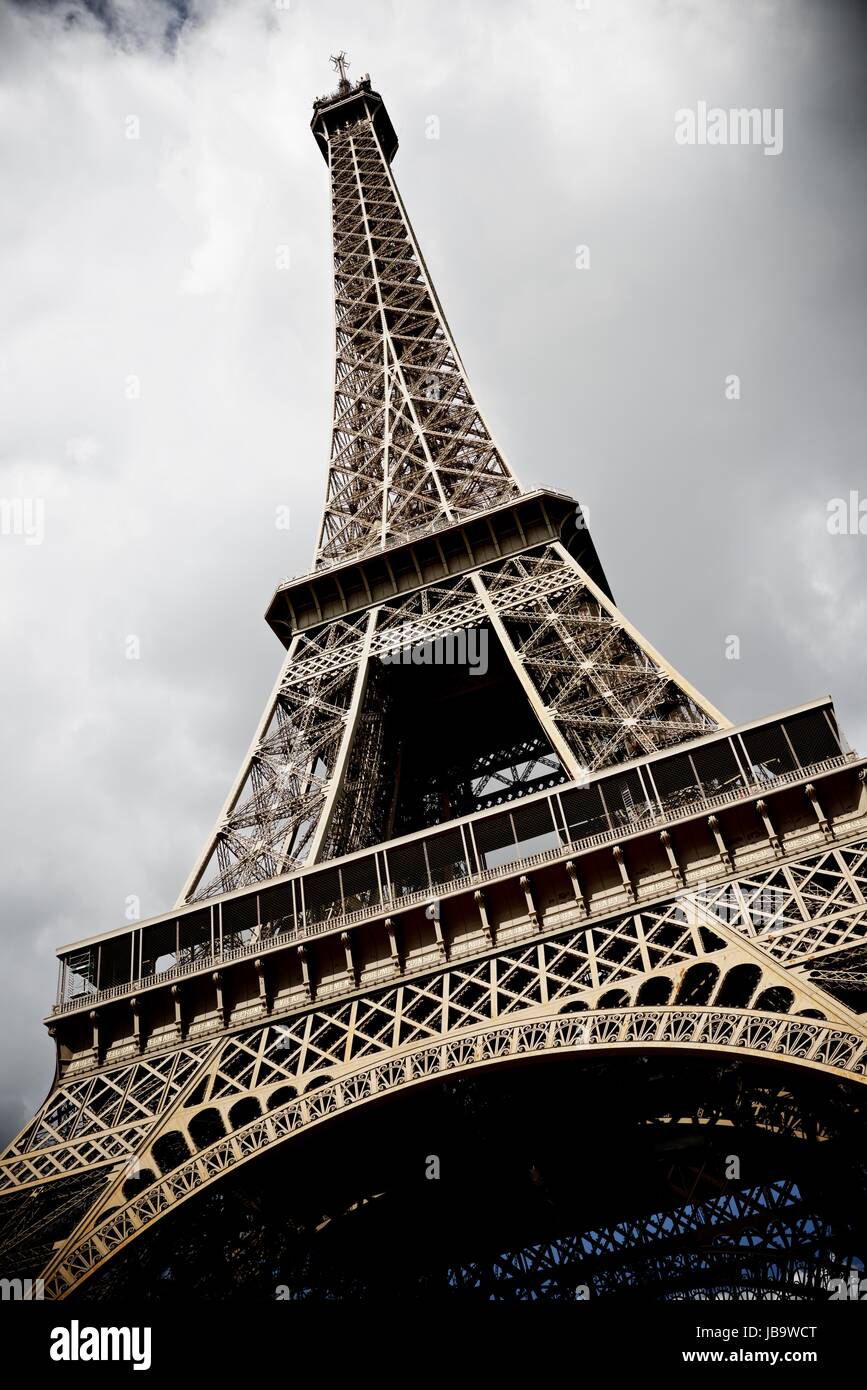 Eiffel Tower view in Paris, France Stock Photo - Alamy
