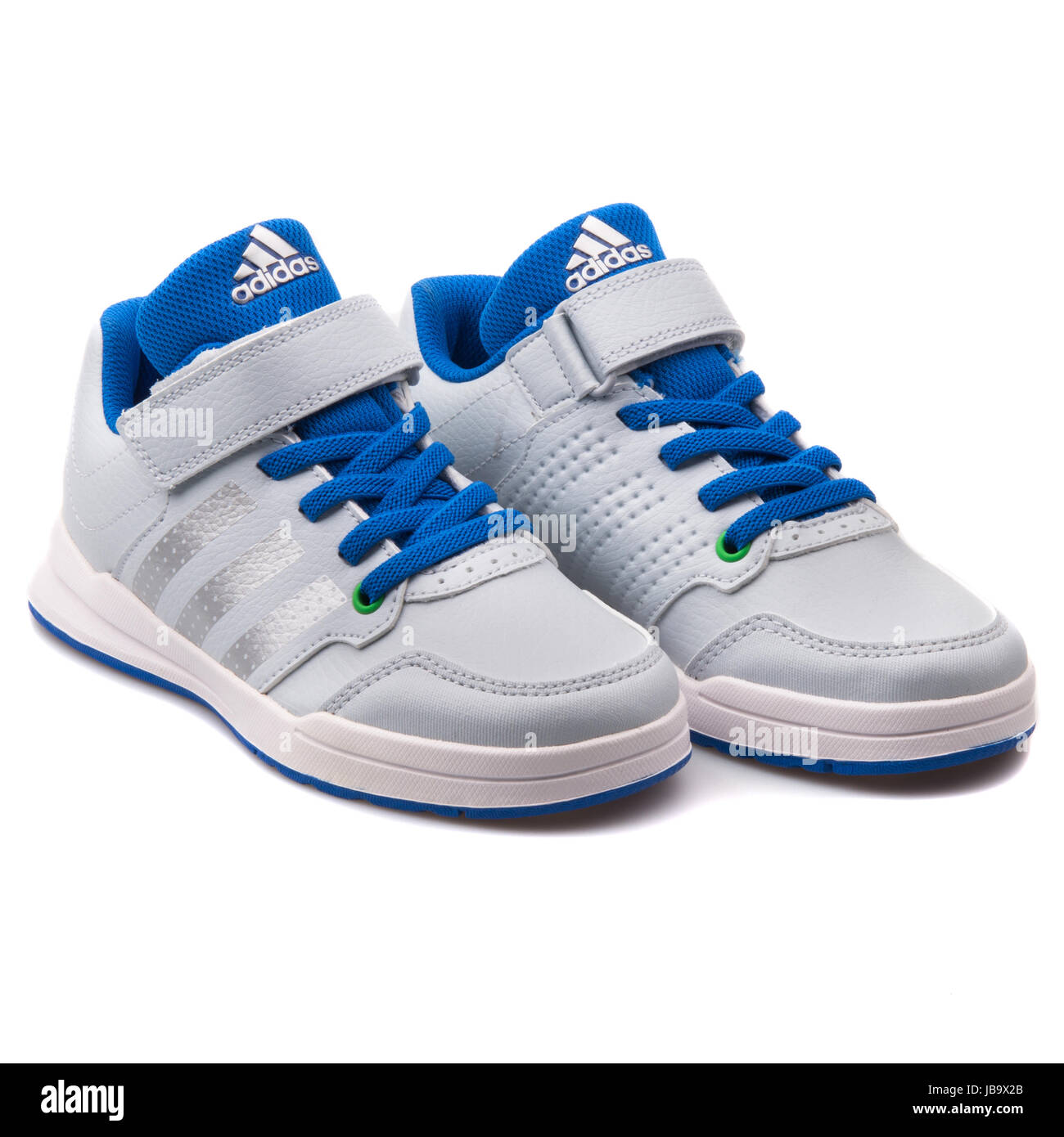 Silver and blue shoes hi-res stock photography and images - Alamy