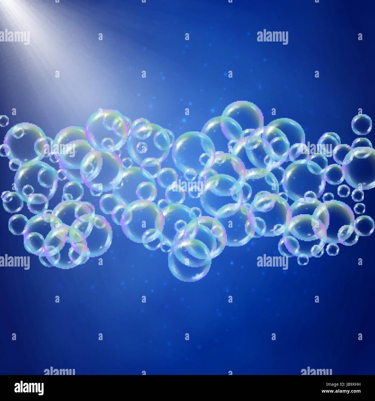 Shampo foam, colorful soap bubbles background Stock Vector Image & Art ...