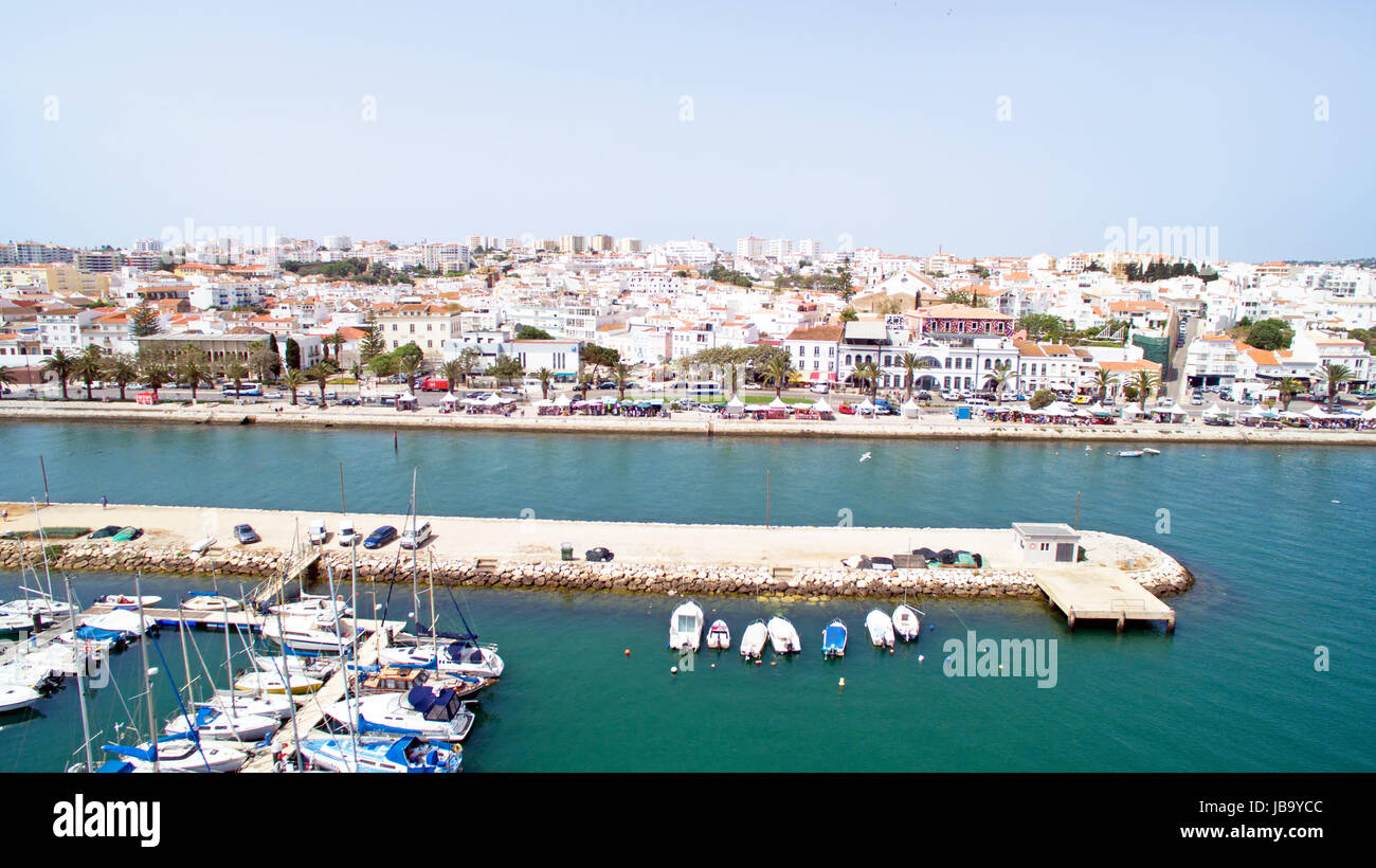 Aerial from harbor in lagos hi-res stock photography and images - Alamy