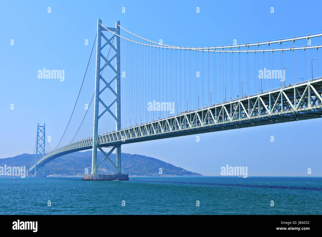 Suspension bridge in Kobe Stock Photo - Alamy