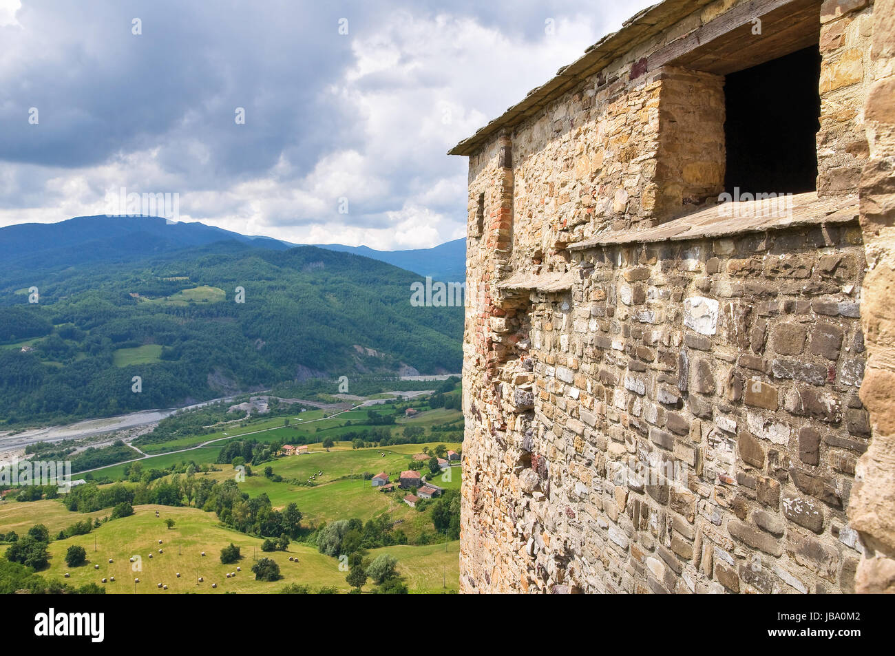 Castle of Bardi. Emilia-Romagna. Italy Stock Photo - Alamy