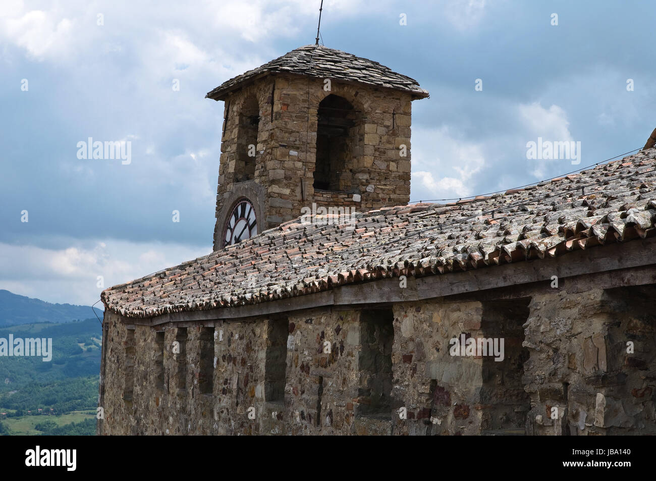 Castle of Bardi. Emilia-Romagna. Italy Stock Photo - Alamy