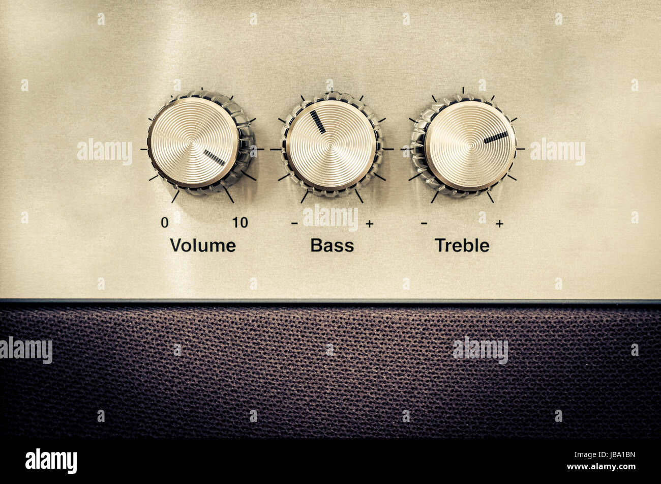 Vintage audio controls hi-res stock photography and images - Alamy