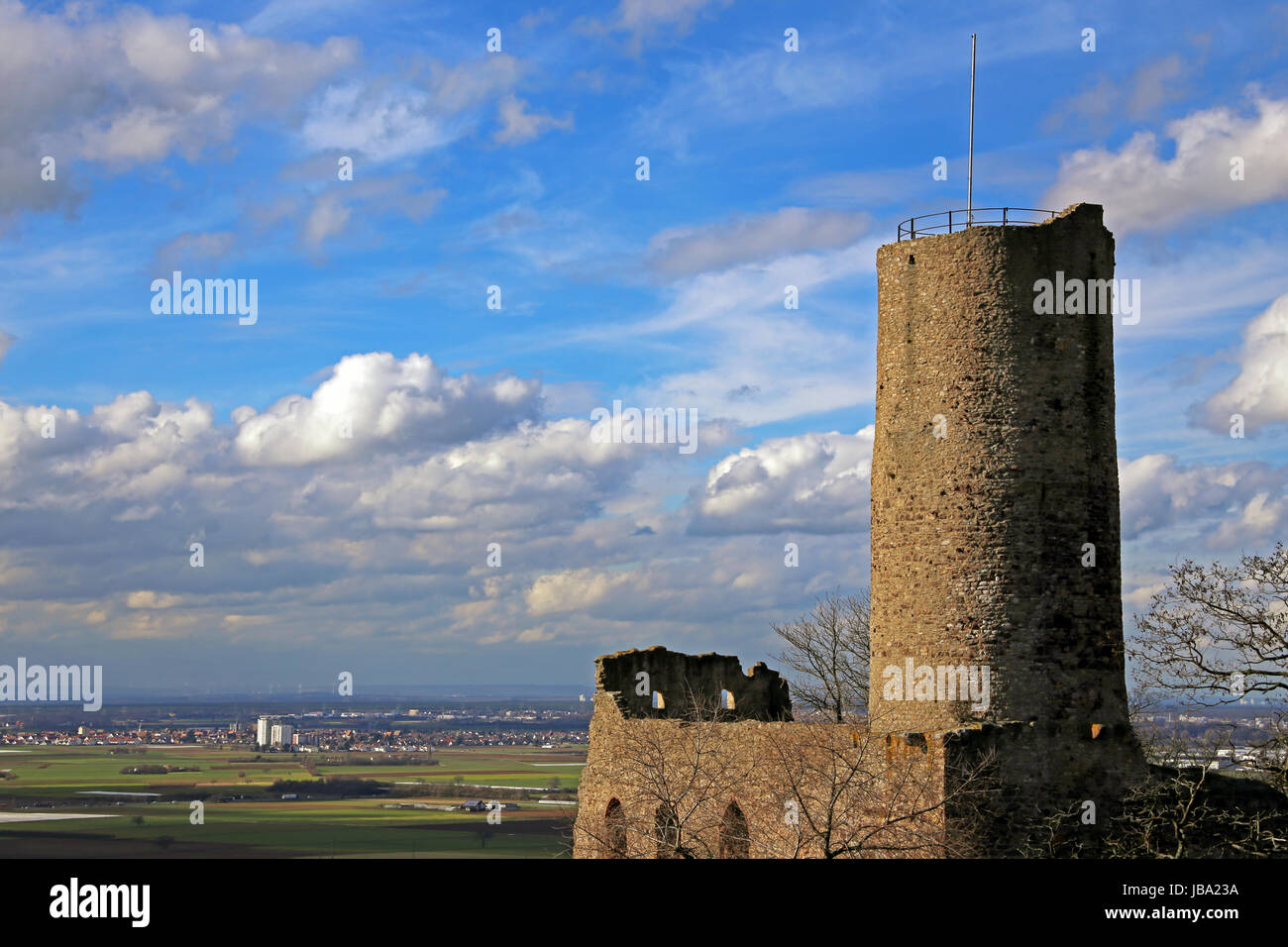 strahlenburg on the mount of olives schriesheimer Stock Photo - Alamy