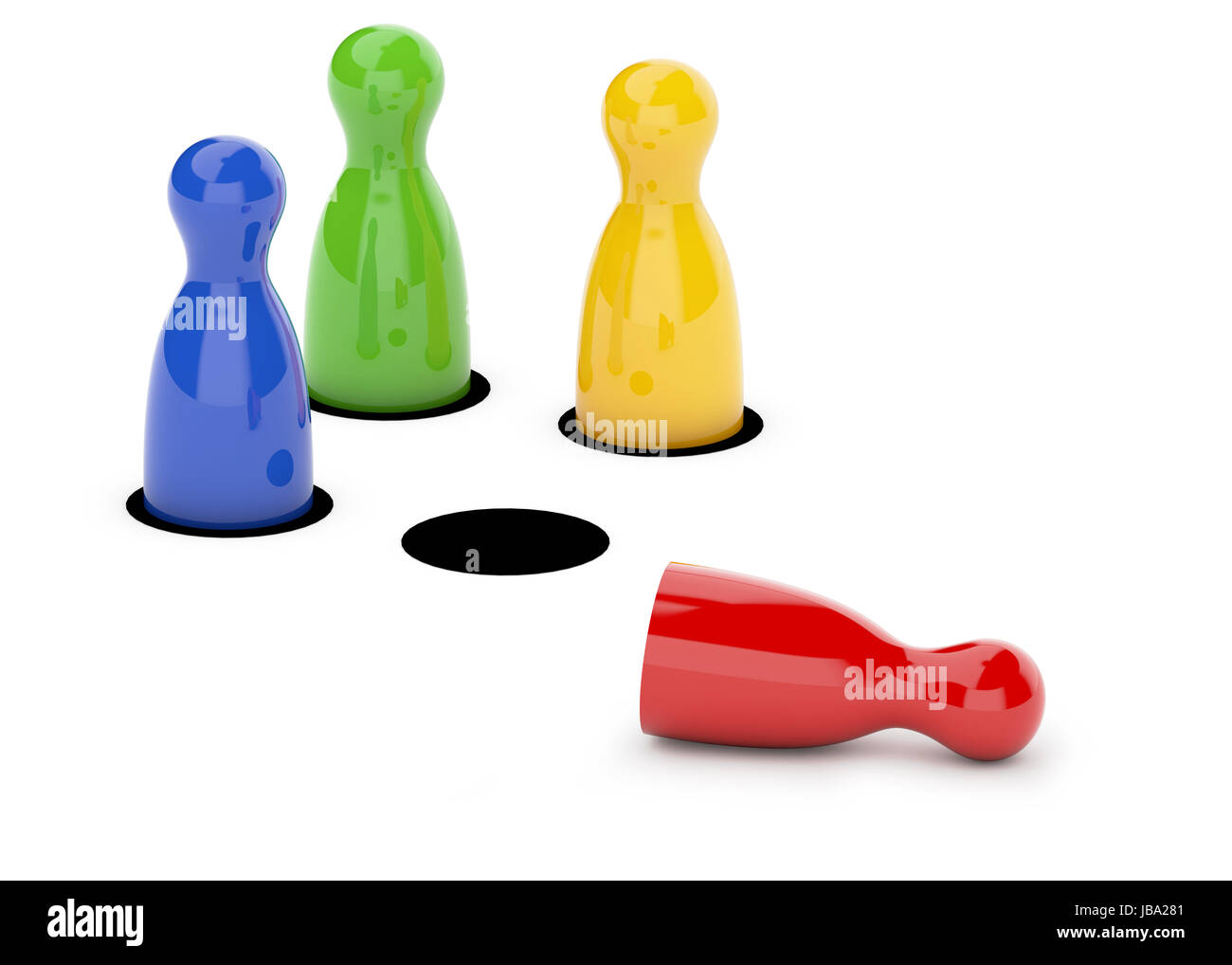 Being defeated Cut Out Stock Images & Pictures - Alamy