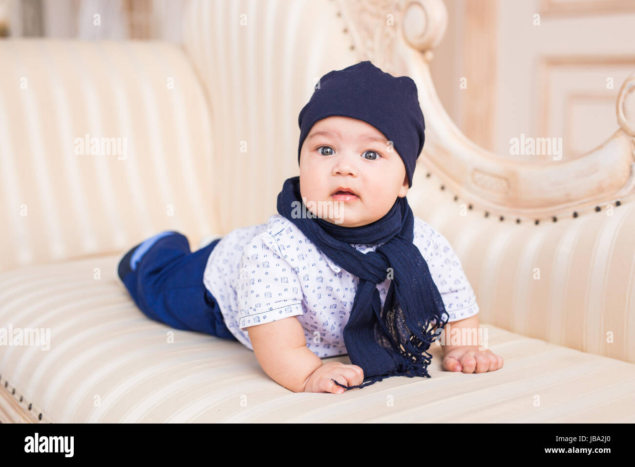 baby boy, 3 months old Stock Photo - Alamy