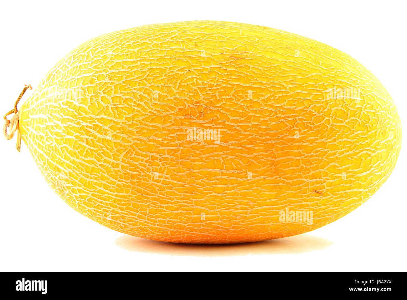 a kind of sweet melon from Sinkiang, China isolated in white background ...