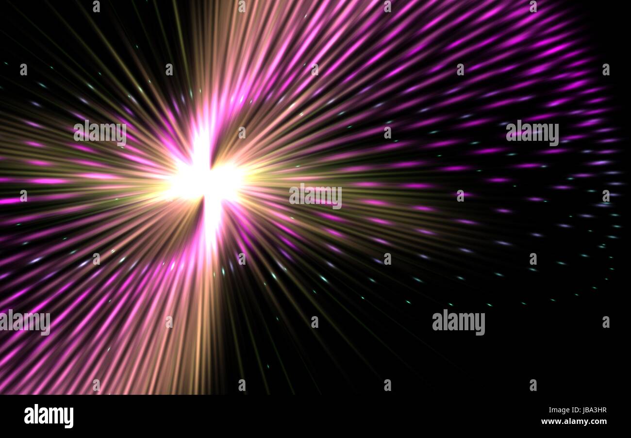 Colorful ray background, with scattered light Stock Photo - Alamy