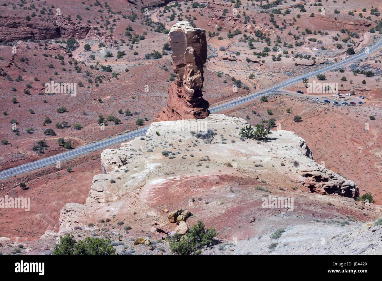 Aerial road desert hi-res stock photography and images - Alamy