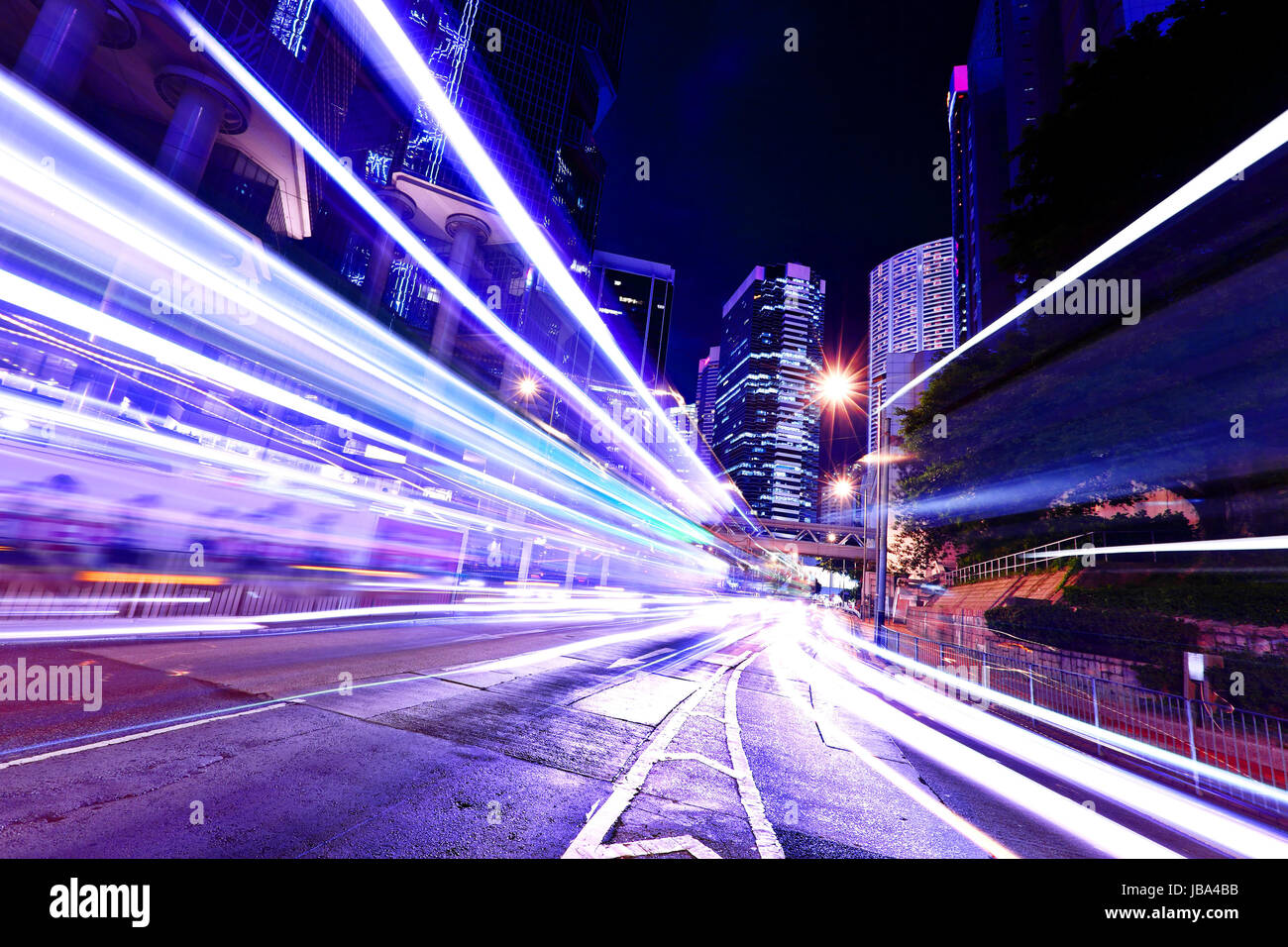 Fast moving purple light in hi-res stock photography and images - Alamy