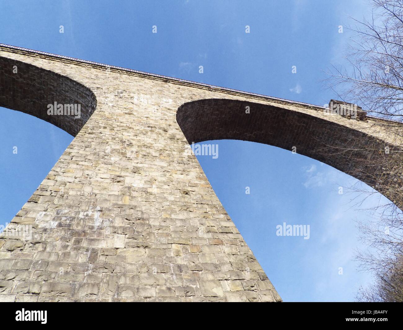 view under a bridge in the sky Stock Photo - Alamy