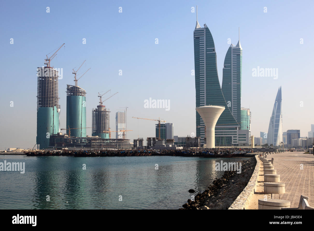 Bahrain Financial Harbour in Manama, Middle East Stock Photo - Alamy