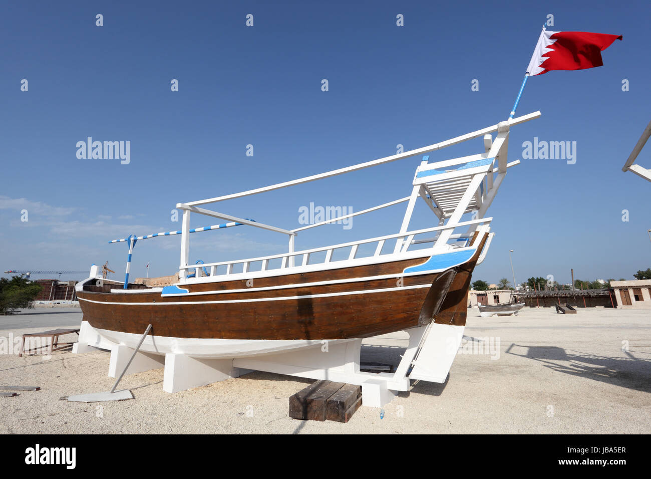 Traditional boat of bahrain hi-res stock photography and images - Alamy