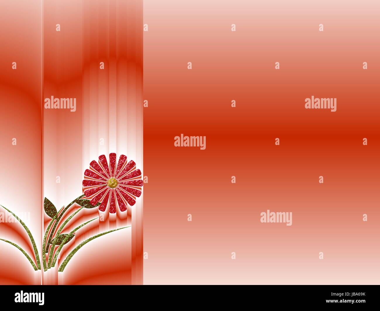 monochrome background with discreet small colored flower Stock Photo ...