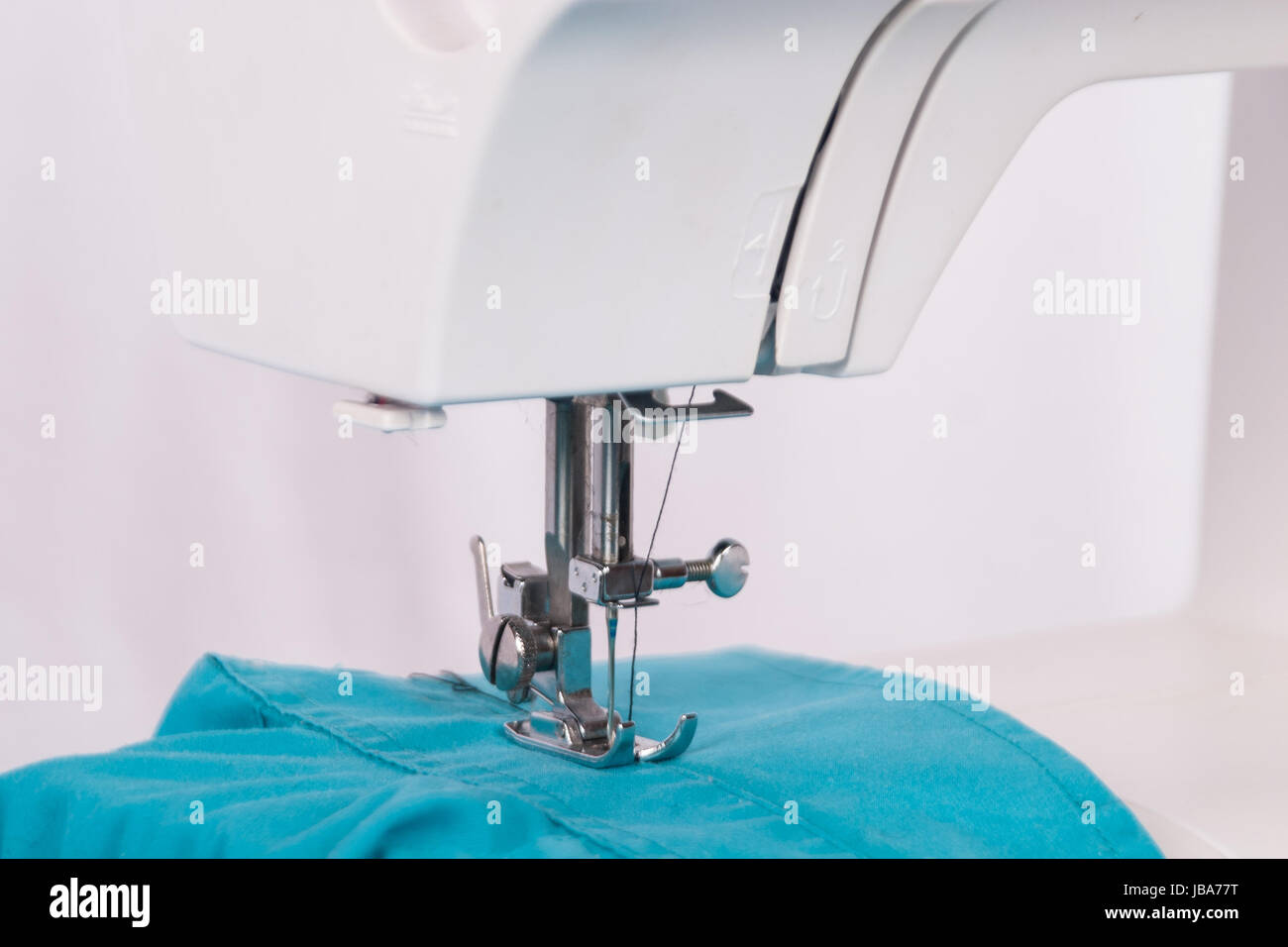 White machine knit hi-res stock photography and images - Alamy
