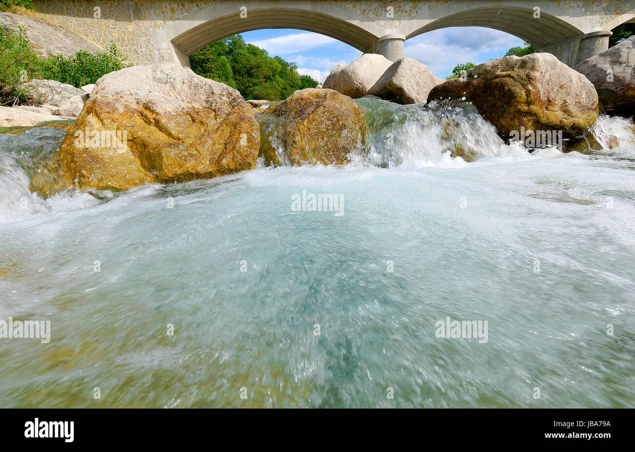 the river Drome in France Stock Photo - Alamy