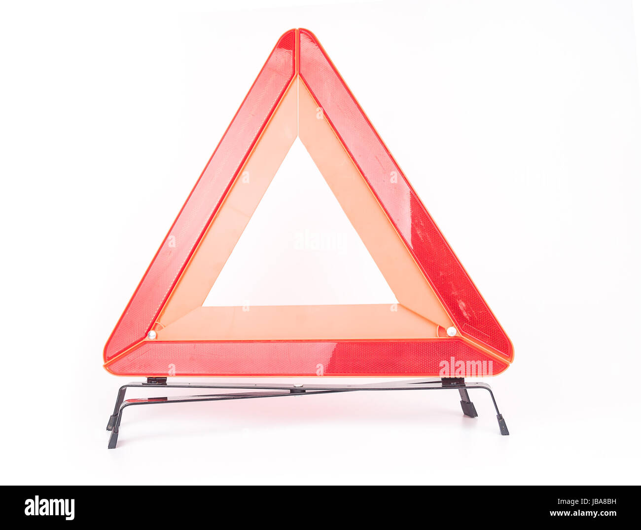 Car emergency sign isolated on white background Stock Photo - Alamy
