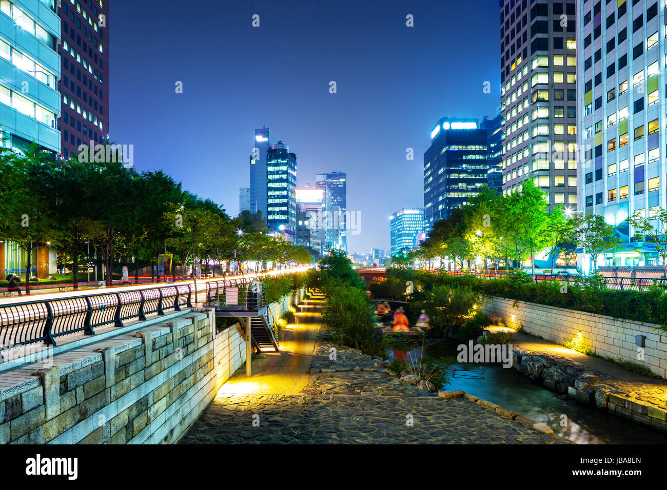 Cheonggyecheon in seoul Stock Photo - Alamy