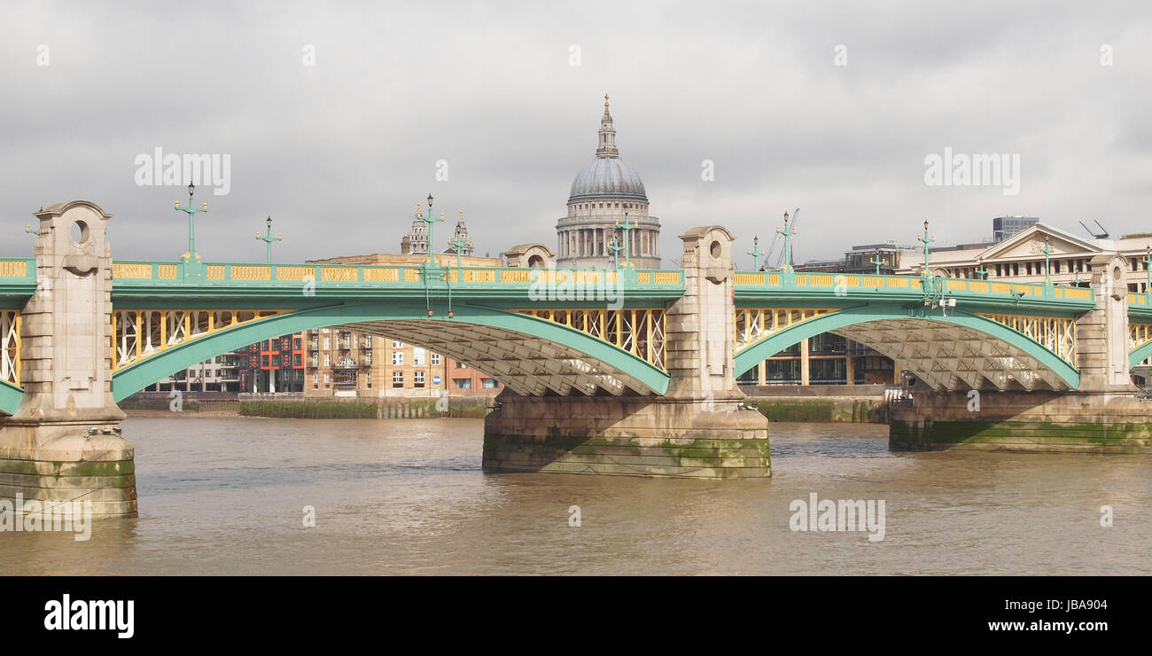 Panoramic view of River Thames London UK Stock Photo - Alamy