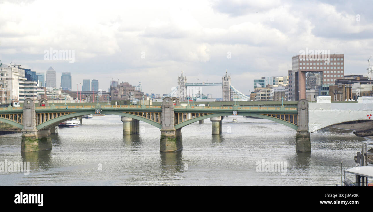 Panoramic view of river Thames in London, UK Stock Photo - Alamy