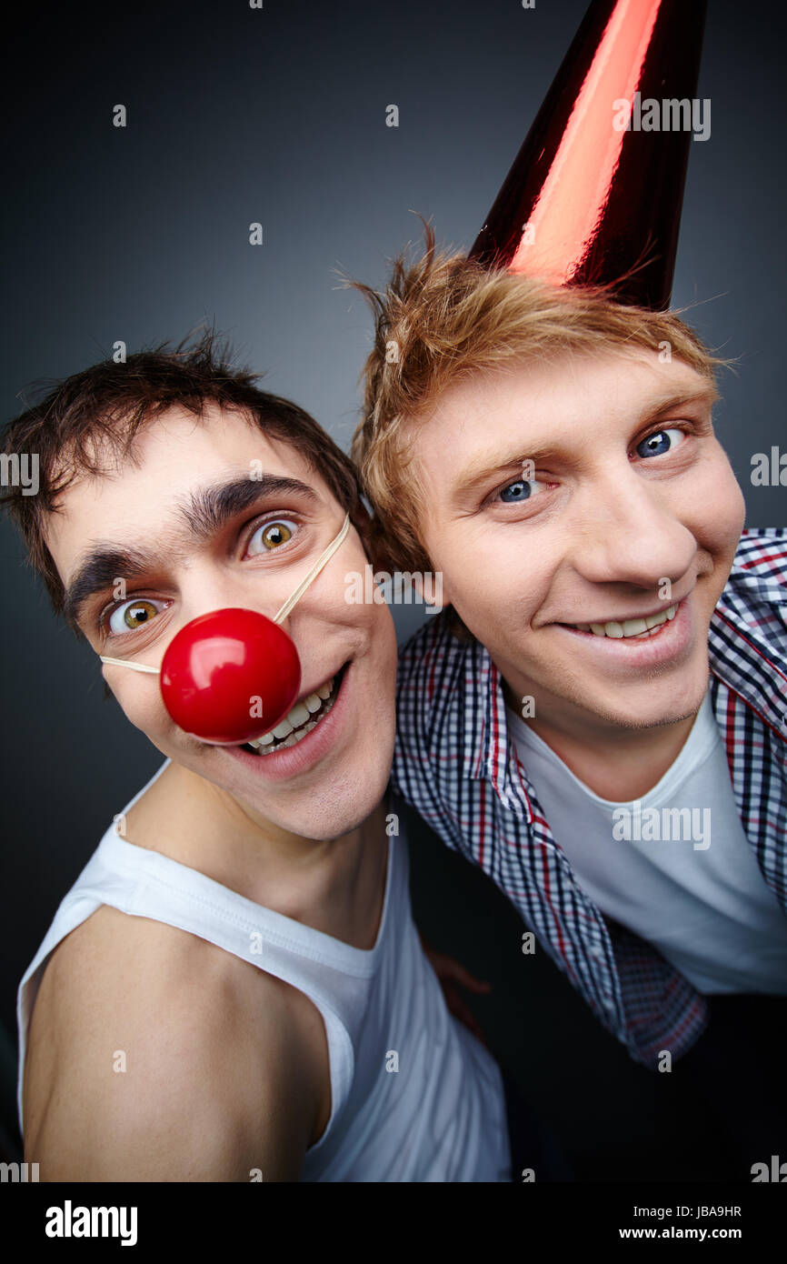Two funny guys looking camera hi-res stock photography and images - Alamy