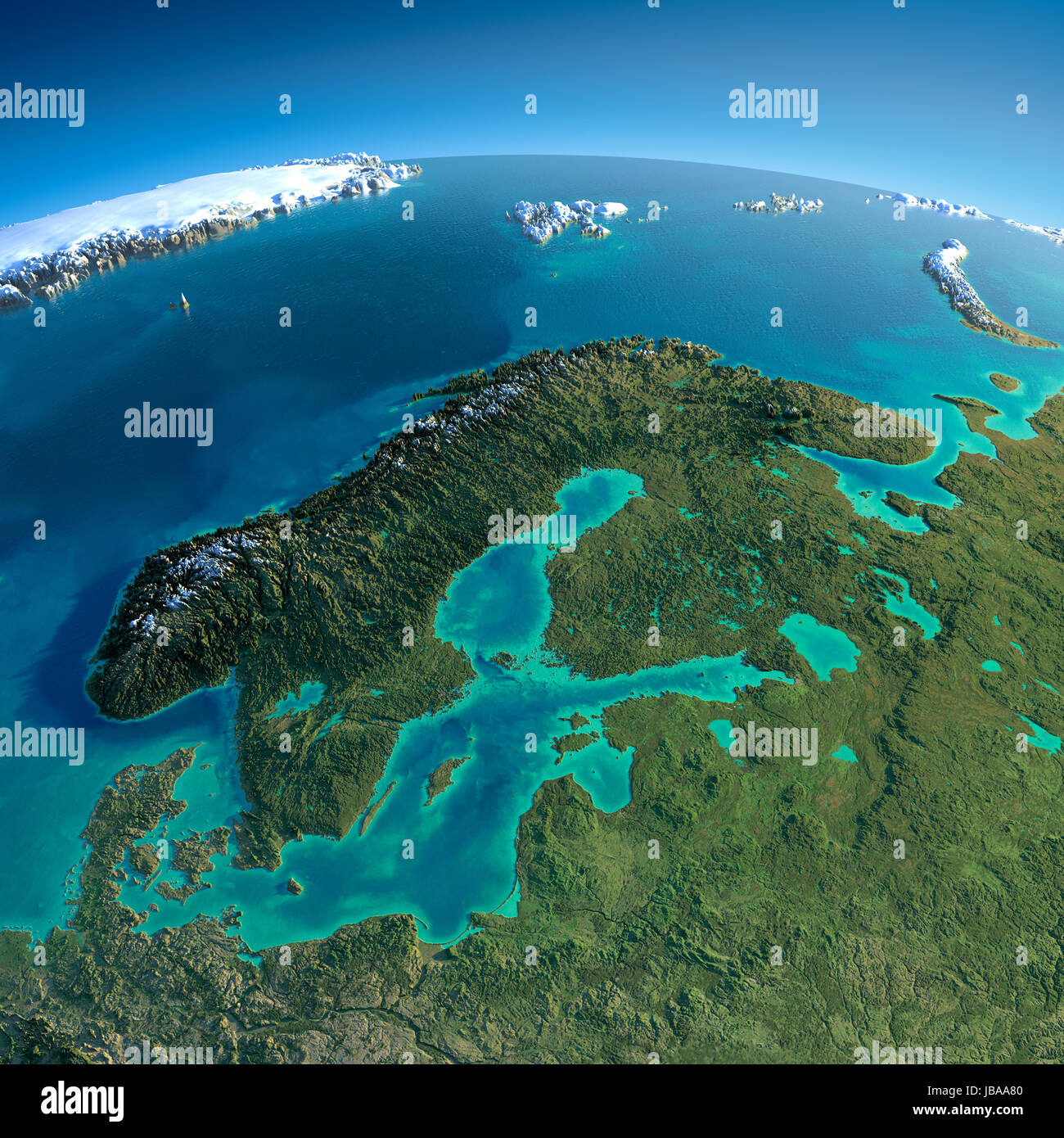 Barents Sea Europe Map