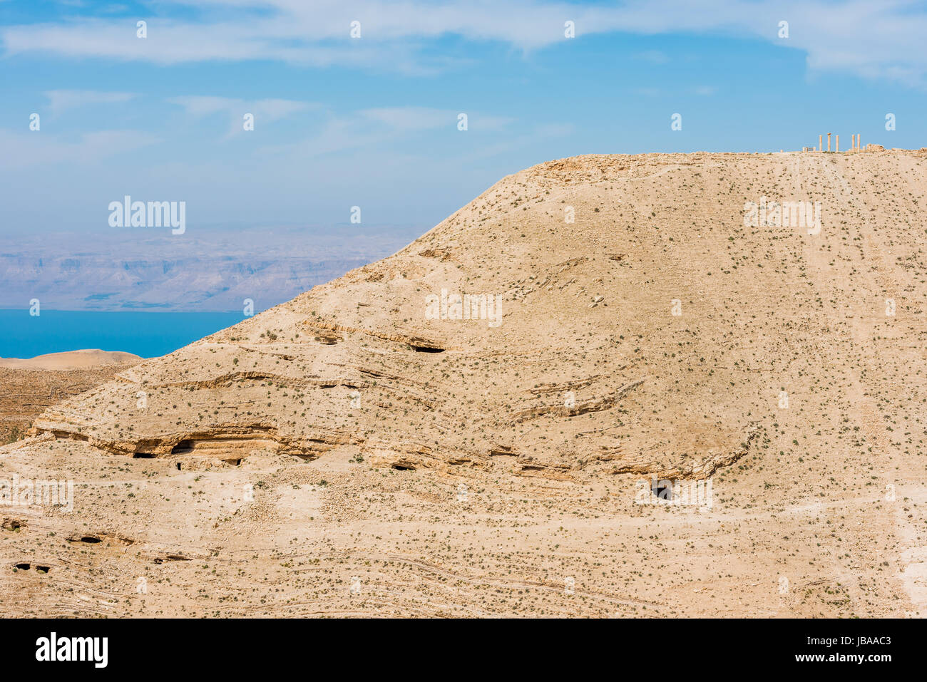 mountain of The Herod's castle machareus in jordan Stock Photo - Alamy